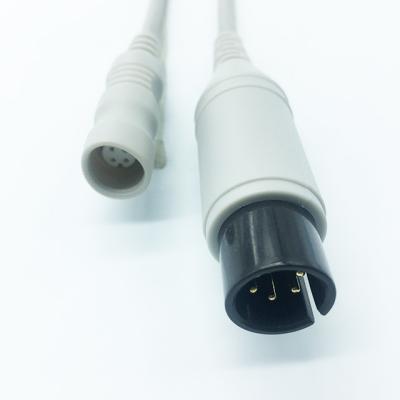 China Spacelabs a la punta de prueba de Presssure de la sangre del transductor los 3.2m del Pin del cable 6 del adaptador del BB IBP en venta