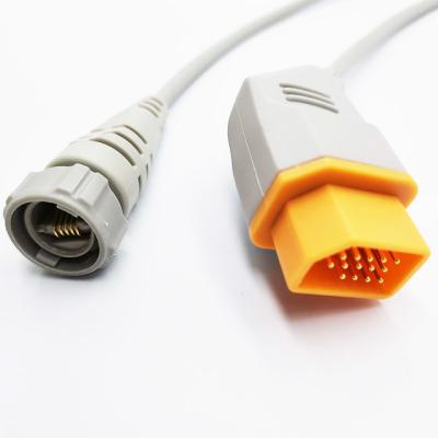 China CE compatível do conector do argônio do cabo de Nihon Kohden IBP/ISO13485 habilitado à venda