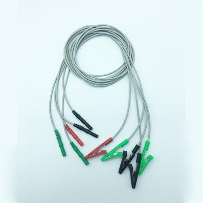 中国 正常な喧騒のプラグ システム乳液自由なTPU ECGの導線 販売のため