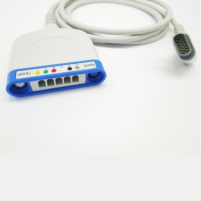 Cina Cavi e Leadwires multi- del cavo ECG di collegamento 5 di Pin di AHA 16 in vendita