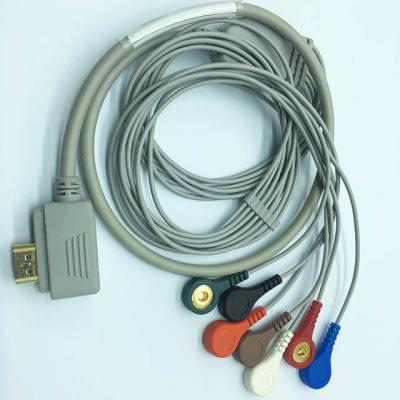 Cina Cavo improvviso dei fili di piombo AHA GE Holter ECG del connettore 7 in vendita