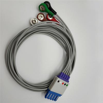 Cina 90cm 5 cavi e Leadwires di HP PH ECG dei cavi con la rottura in vendita