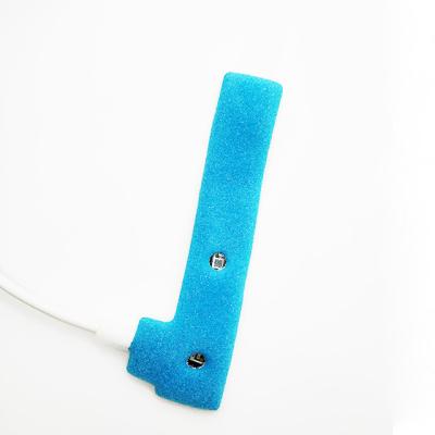 China TPU 7 Speld 0.9m Beschikbare volwassen/bij pasgeborenen Spo2-Sensor met blauwe spong Te koop