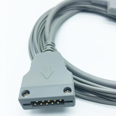 Cina Cavo riutilizzabile di Holter ECG della rottura di Beneware per il monitor portatile in vendita