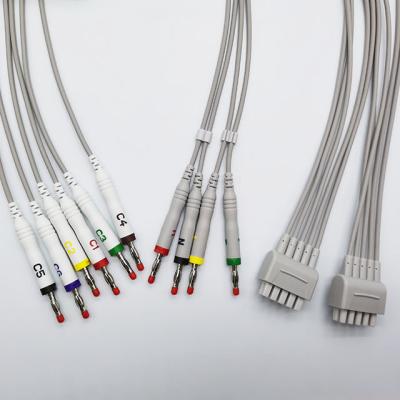 China O ECG de TPU cabografa para Fukuda GE Schiller Mindray Nihon Kohden à venda