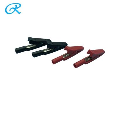 China Latex Free Banana End Pinch Grabber Adapter For EKG Cable for sale