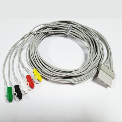 中国 2.6mm 5 Schillerのためのリード線7PINのメス コネクタECGケーブル 販売のため