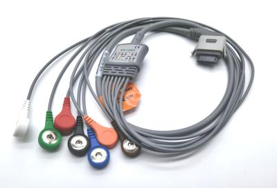 Cina Cavi biomedici TPU AHA del cavo 7 di BI9800 Holter ECG in vendita