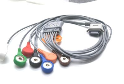 Cina Cavi biomedici TPU AHA del cavo 7 di BI9800 Holter ECG in vendita
