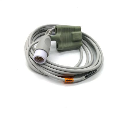 둥근 12 Pin ODM 3.0m 재사용할 수 있는 SpO2 감지기 종류 II SpO2 성인 감지기