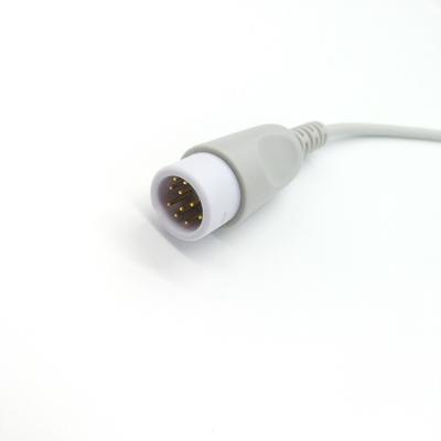 China Cabo do sensor 3m de Pin Medical SpO2 do adulto 12 para Comen C30 C50 C80 C90 à venda