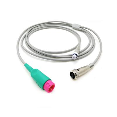 China Index Measure Heart Cardiac Output Cable 12 Pin CO Cable For Edan for sale