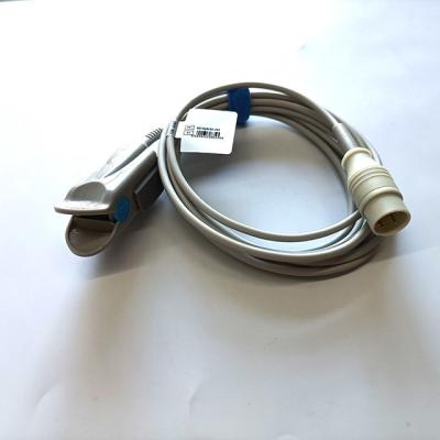 China Der Runden-6 Pin Monitor Spos 2 Finger-Sensor des Sensor-Latex-freier 4mm des Kabel-Spo2 zu verkaufen