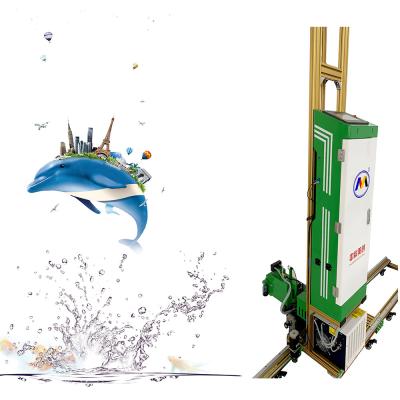 Chine Machine d'impression verticale de découverte extérieure multicolore du mur 3d de 2880dpi ZKMC à vendre