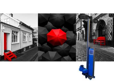 Chine Imprimante pliable Robot de mur de têtes d'impression du rail 2 à vendre