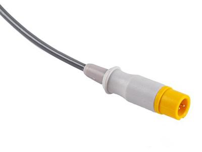 Cina 12 mm di acciaio inossidabile piastra del corpo temperatura sonda Medical Wire Harness per il monitoraggio medico in vendita