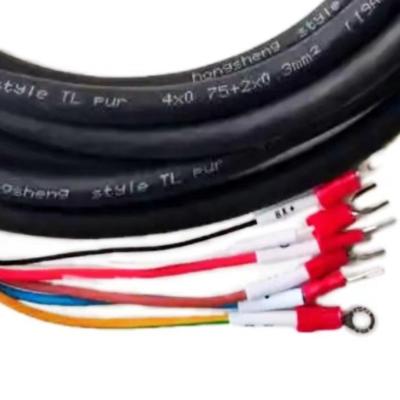 China fio alto da flexibilidade do chapeamento da lata das cablagens do robô da transmissão 1Gbps à venda