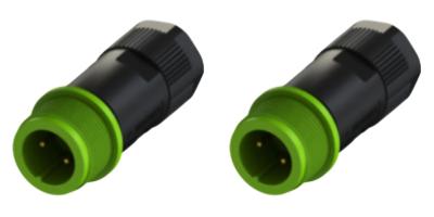 Cina 2p 2 Core Male Wire Harness Connectors LED Wire Connectors PA66 Shell in vendita