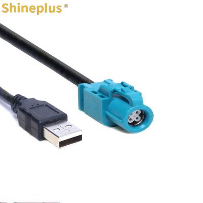 Cina HSD4P testa femminile dritta a imbracatura di connessione auto USB LVDS cavo di estensione di connessione universale ad alta velocità per video in vendita
