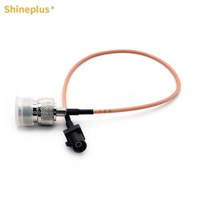 Cina RG316 Connettore RF arginato FAKRA Testa maschile a N Tipo Testa femminile HD Camera Video Connettore per fili automobilistici in vendita