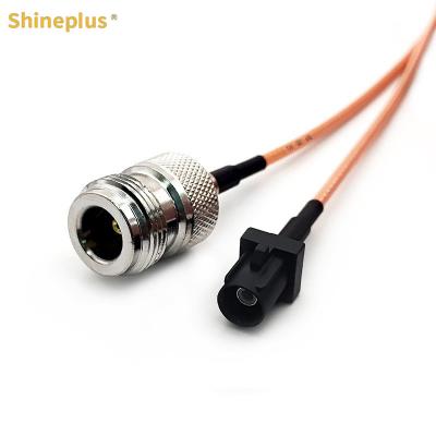 Cina RG316 Connettore RF arginato FAKRA Testa maschile a N Tipo Testa femminile HD Camera Video Connettore per fili automobilistici in vendita