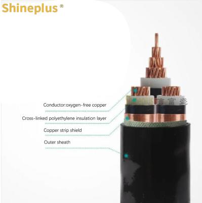Cina Cavi e fili ZR-YJV 21/35KV rallentatore di fiamma cavi in rame ad alta tensione, cavi di alimentazione isolati in polietilene in vendita
