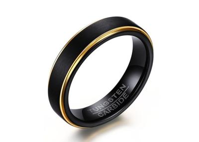 China Custom Tungsten Carbide Mens Stainless Steel Rings Rainbow Wedding Rings for sale