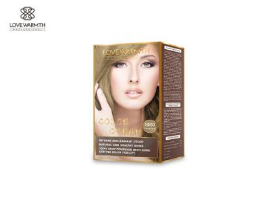 China Anti Allergy No PPD Hair Dye Cream , Plant Essence Formula Color And Highlight Kit for sale