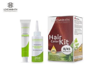 China Niedrige Ammoniak-Haar-Farbausrüstung für Betriebsauszüge der Familien-13 60 ml * 2 Volumen zu verkaufen