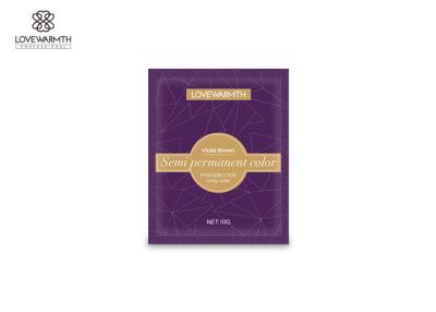 China De geschikte de Kleurenroom van het Hoogtepunt Semi Permanente Haar glanst Heldere Violette Kleur Te koop