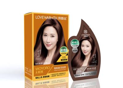 China Natural Hair Dye Color Treated Shampoo OEM Long - Lasting GMP GMPC for sale