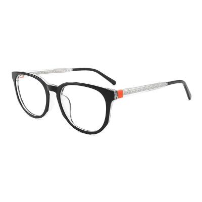 Cina Retro occhiali unisex intorno dell'acetato di vetro alla lente di CA di prescrizione non in vendita
