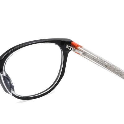 Cina Retro occhiali unisex intorno dell'acetato di vetro alla lente di CA di prescrizione non in vendita
