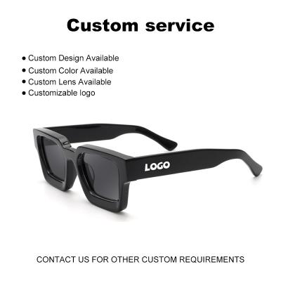 Cina Struttura su ordinazione polarizzata Logo Blue Coating dello specchio degli occhiali da sole dell'acetato in vendita