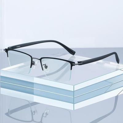 China OEM/ODM Combination Glasses Half Frame Blue Light Blocking Eyewear for sale