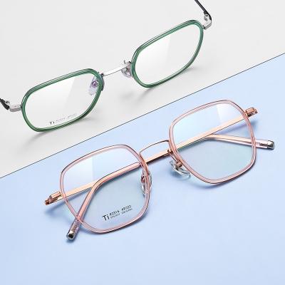 China OEM Acetate Titanium Reading Glasses Customizable Anti Blue Light for sale