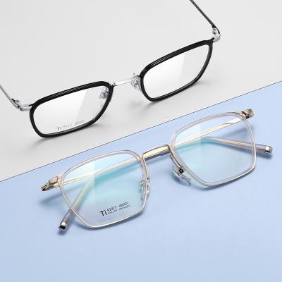 Cina Semplicità di titanio del metallo di vetro dell'acetato della lente di CA per gli uomini in vendita