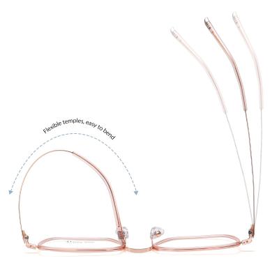 Cina I vetri personalizzabili del contenitore di vetro di titanio dell'acetato della lente ottica incorniciano universale in vendita