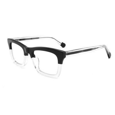 Cina Occhiali quadrati amichevoli della pagina dell'acetato di eco surdimensionato quadrato spesso alla moda degli occhiali in vendita