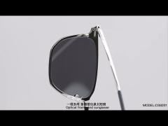 Clip magnetico miope polarizzato in occhiali da sole