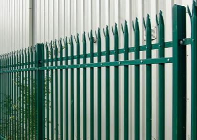 China Strong Perimeter Protection Palisade Security Fencing D Section W Section for sale