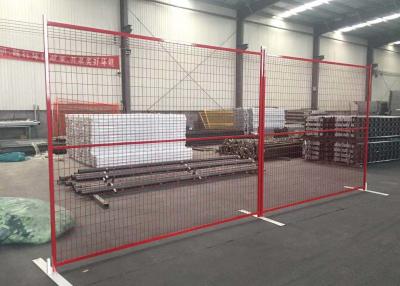 China CE PCV Coated 6x10ft Temporary Site Fencing For Construction for sale