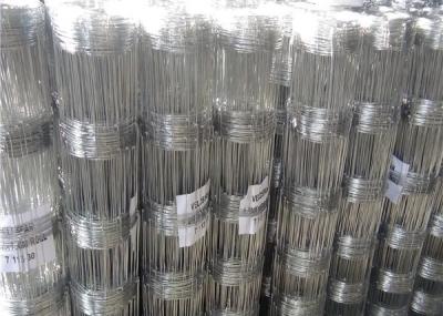 China Rustproof 6ft Height Hinge Joint Field Fence With Galvanized Wire for sale