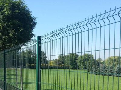 China 1m Length Steel Garden Fence Panels , 3.5mm Diameter Galvanized Mesh Wire Fencing for sale