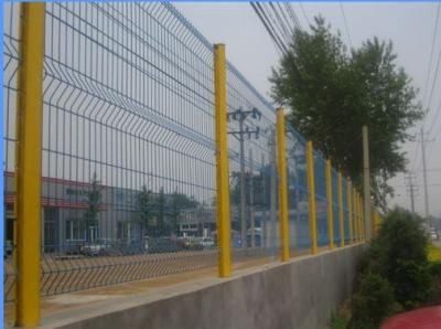 China 2m Width Security Perimeter Fence , Iron Wire 6ft Tall Fence Panels for sale