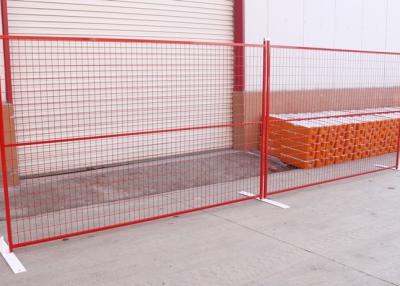 China Portable Metal 8ft Tall Temporary Site Fencing With Powder Coating for sale