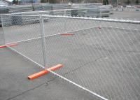 China 2.5mm Diameter Wire 3.6m Width Temporary Security Fencing With Chain Link for sale
