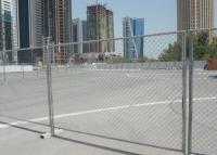 China 2.5mm Diameter Wire 3.6m Width Temporary Security Fencing With Chain Link for sale