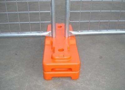 China 2.1m Tall Construction Safety Fence Panels , 75x100mm Mesh Portable Security Fence for sale