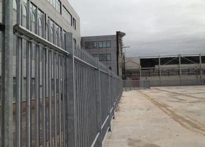 China 2.75m Width Steel Palisade Fencing , Rot Proof 3ft Metal Fence Panels for sale